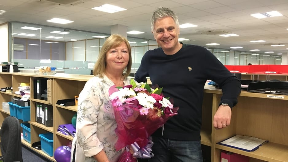 Anne Celebrates 15 Years with Winns!