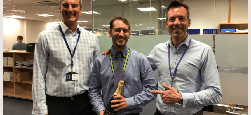 Richard Wall Celebrates 10th Anniversary With Costs Department